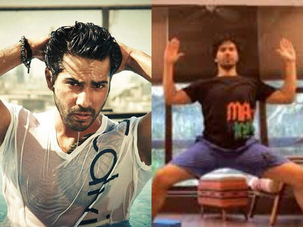 Varun Dhawan's yoga pictures will inspire you to get on the mat - Times ...