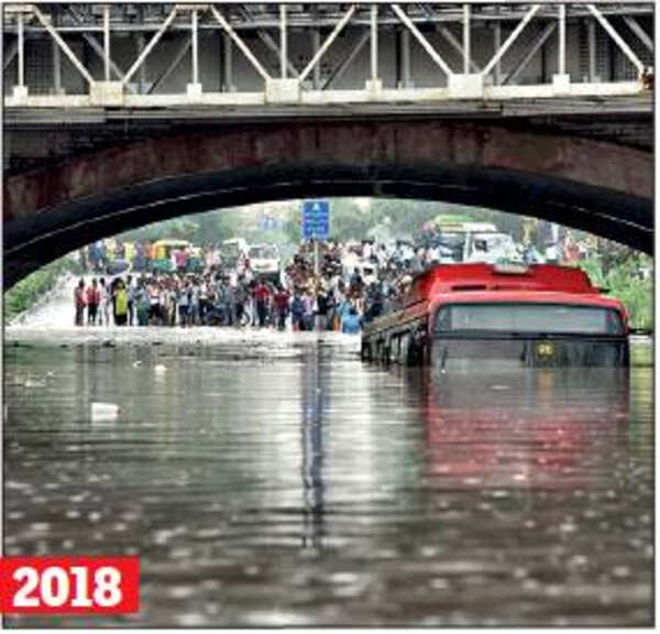 Drowning street in Delhi: Swim or sink | Delhi News - Times of India