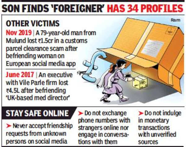 Mumbai: Woman loses Rs 11 lakh to FB ‘friend’ in customs clearance e ...