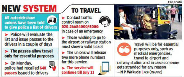 Auto drivers to get fresh passes in a couple of days in Pune | Pune ...