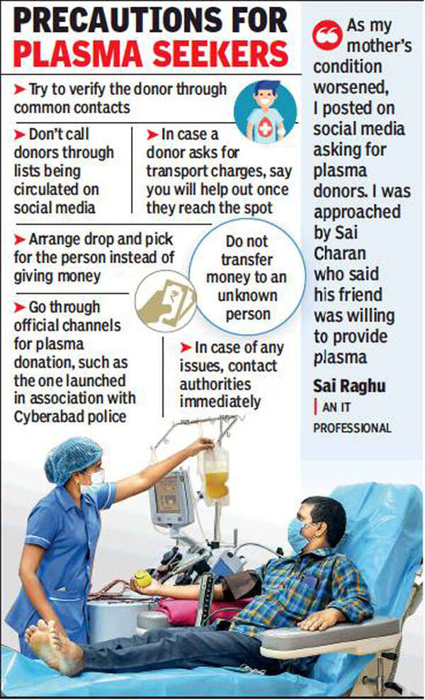 Another fake plasma donor tricks Covid-19 patients in Hyderabad ...