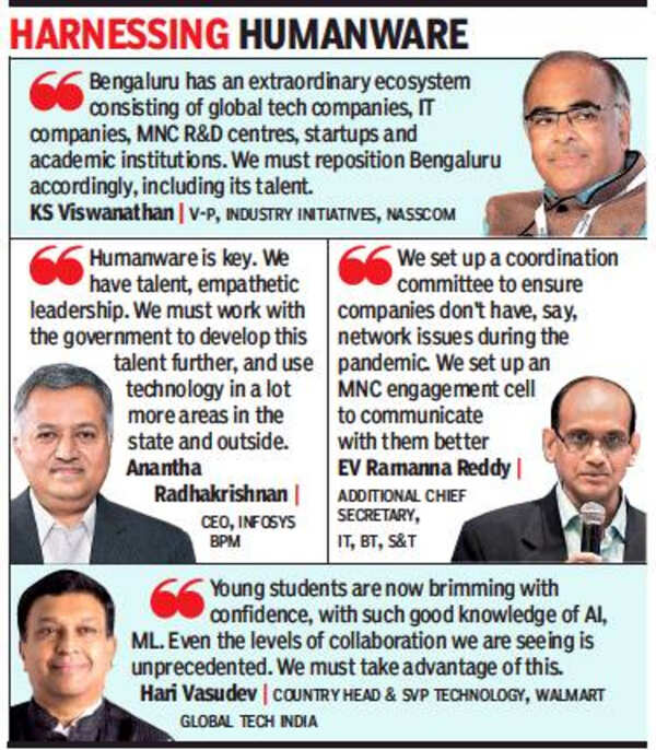 Bengaluru’s talent can propel tech sector | Bengaluru News - Times of India