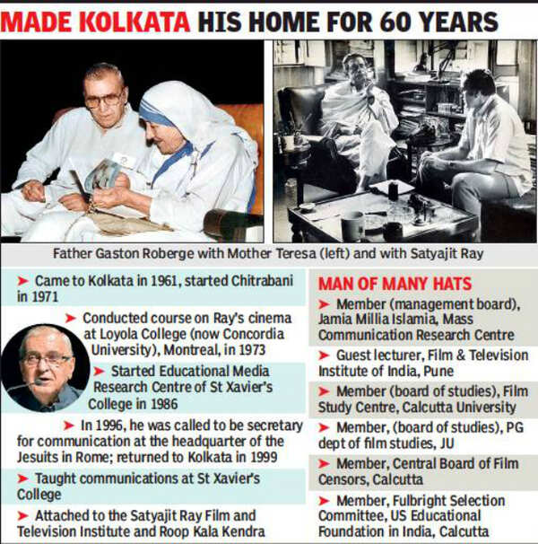 Father Gaston Roberge, the man behind Kolkata’s first film school ...