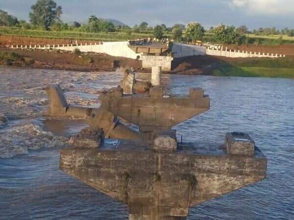 Madhya Pradesh: Rs 3 crore bridge in Seoni crumbles in flood before ...