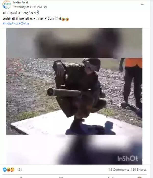 FAKE ALERT: Viral video of missile exploding on a soldier’s shoulder is ...