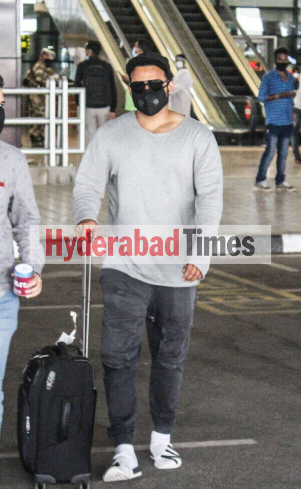 Spotted: Varun Tej and Sai Dharam Tej arrive in the city in style ...