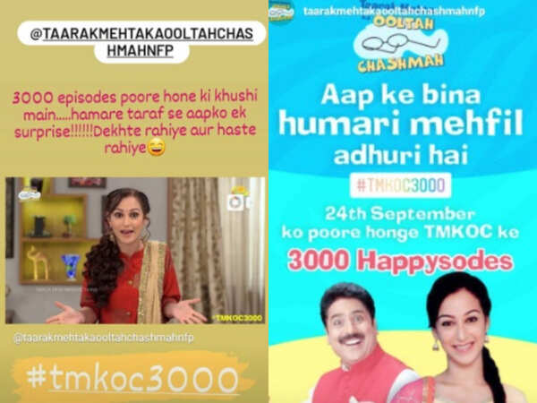 Taarak Mehta Ka Ooltah Chashmah completes 3000 episodes; director Malav ...