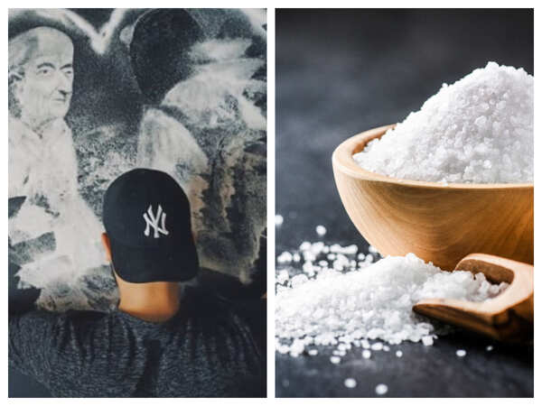 Egyptian artist creates celebrity paintings using cooking salt - Times ...