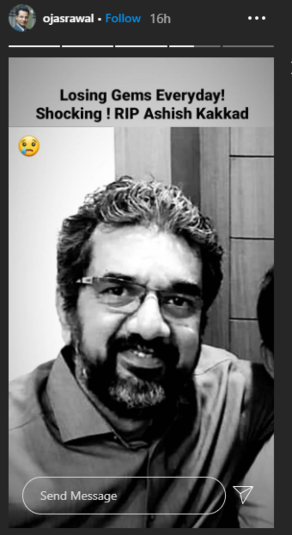 Ashish Kakkad passes away: Gujarati stars express their grief on social media | Gujarati Movie ...