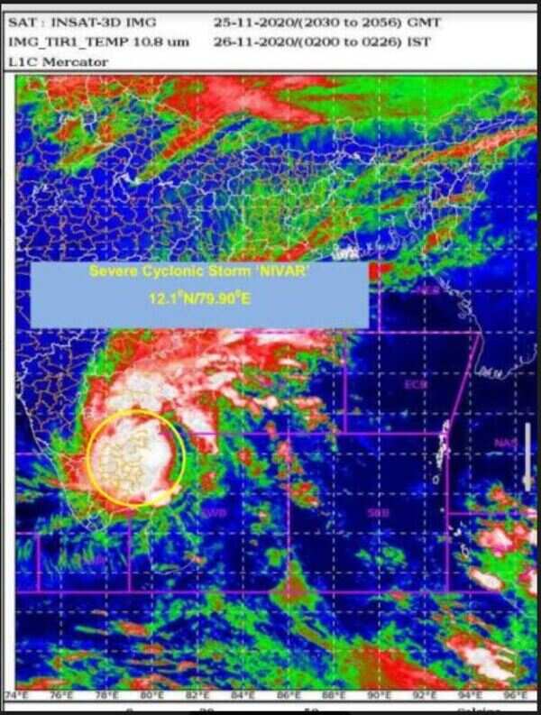 Cyclone Nivar: South Andhra Pradesh and Rayalaseema under alert ...
