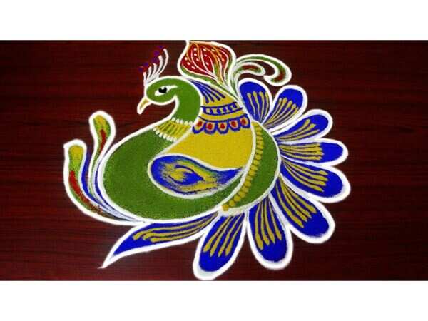 A winter rangoli trail across India - The Times of India