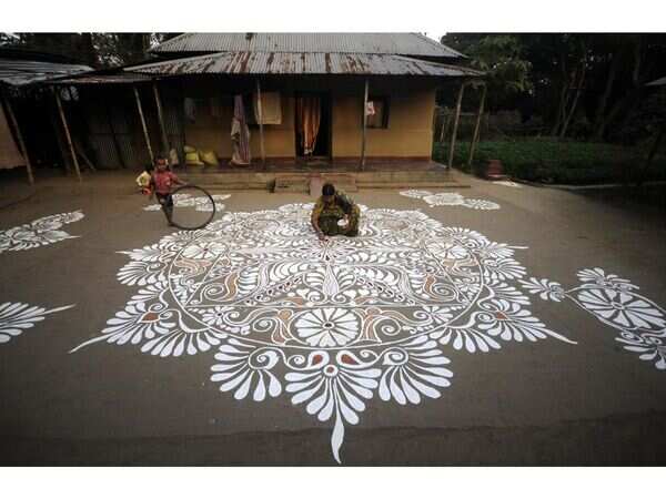 A winter rangoli trail across India - Times of India