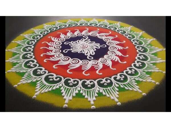A winter rangoli trail across India - The Times of India