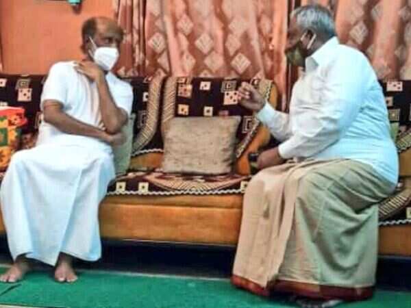 Rajinikanth makes short visit to Bengaluru to meet brother, greets fans ...