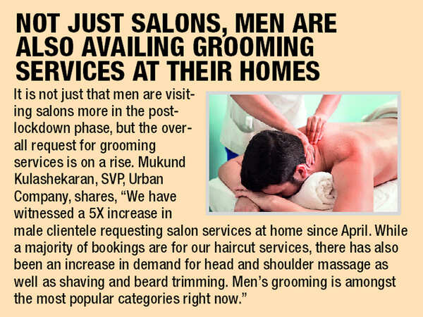 Requests for grooming services for men go up amid the pandemic - Times ...