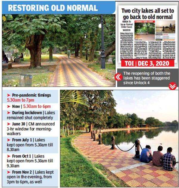 Kolkata: Pre-Covid routine back in Rabindra, Subhas Sarobar | Kolkata ...