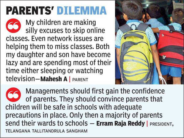 12 lakh parents in Telangana gave consent to send kids to school: TRSMA ...