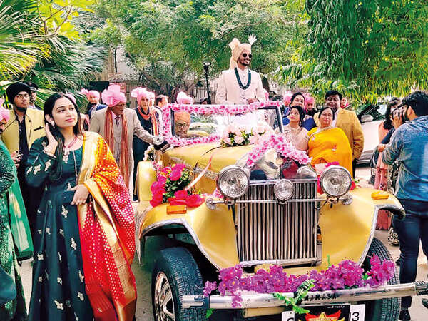 Open-top vintage cars in demand at weddings for the royal touch - Times ...