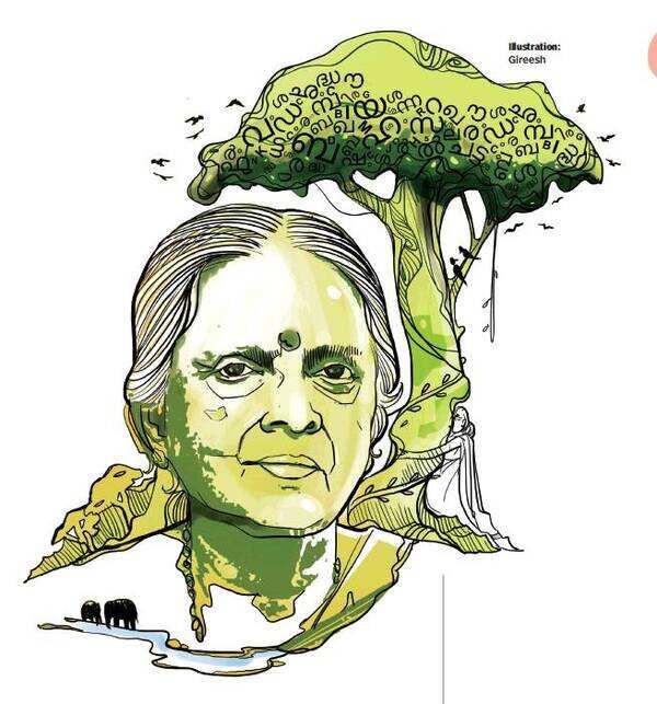 Sugathakumari: Voice of the voiceless | Kochi News - Times of India