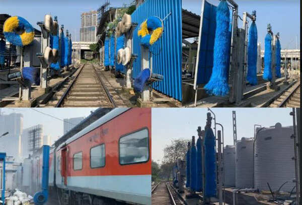 Western Railway commissions automatic coach washing plant at Mumbai ...