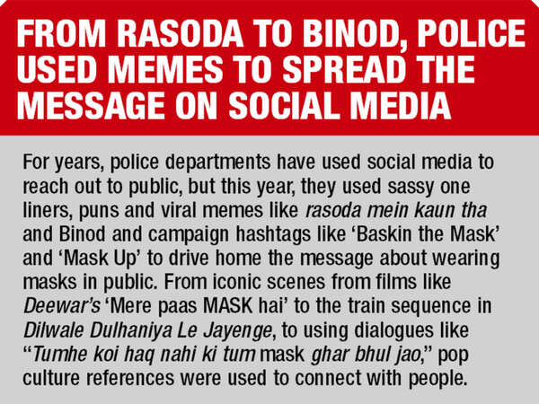 In ’20, police used iconic scenes, viral memes to spread COVID-19 ...