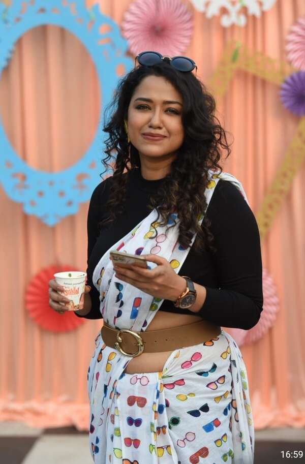 How to ace the belted sari look like your fave celebs - Times of India