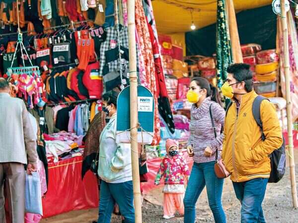 Slowly and cautiously, Gurugrammers return to Tibetan woollen market ...