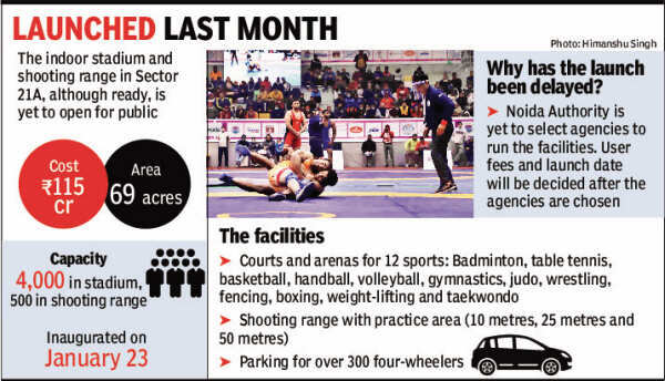 Noida: Indoor sports complex ready, but will not open for another month ...