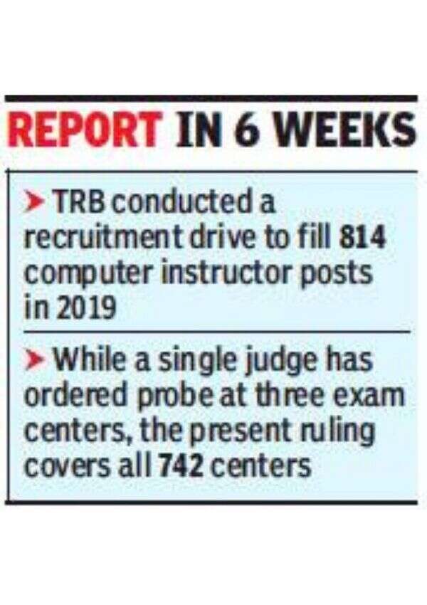 Tamil Nadu: Two-member panel to probe TRB ‘job scam’ | Chennai News ...