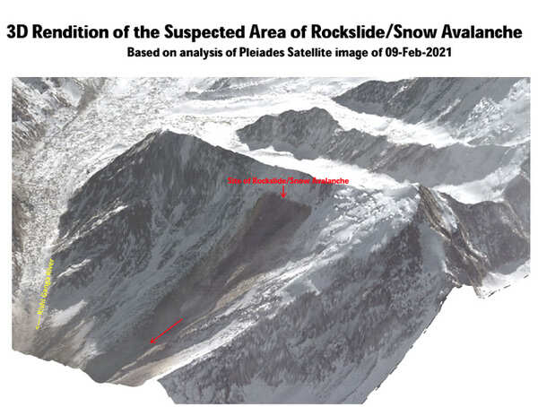 Uttarakhand glacier burst: Images of before and after the tragedy ...
