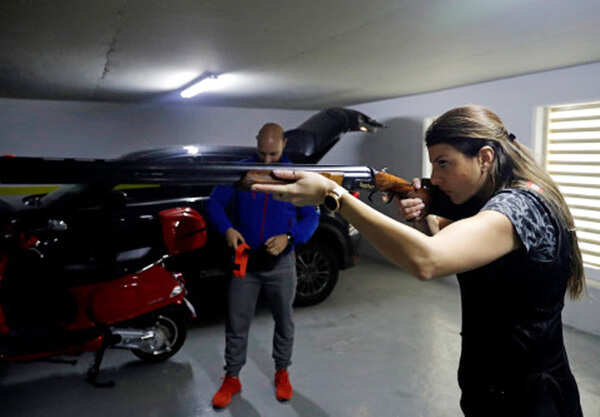 In locked down Lebanon, Olympic trap shooter Ray Bassil trains in ...