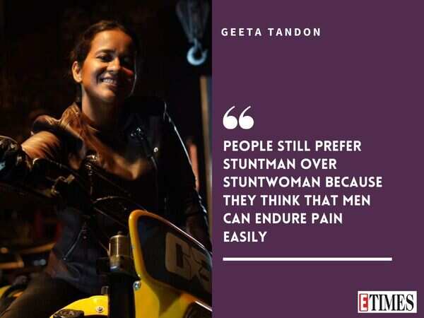 Stuntwoman Geeta Tandon: People still prefer stuntman over stuntwoman ...
