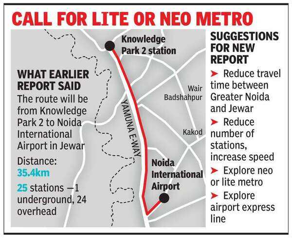 Fewer stations, faster trains: DMRC will prepare Pari Chowk-Noida ...