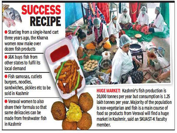 Veraval’s fish on Kashmir hotel menus soon | Ahmedabad News - Times of ...