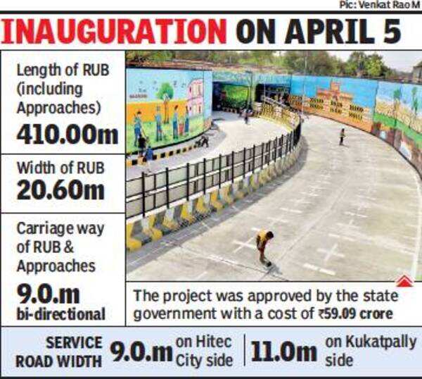 Hyderabad: New four-lane RuB to solve traffic congestion at Hitec City ...