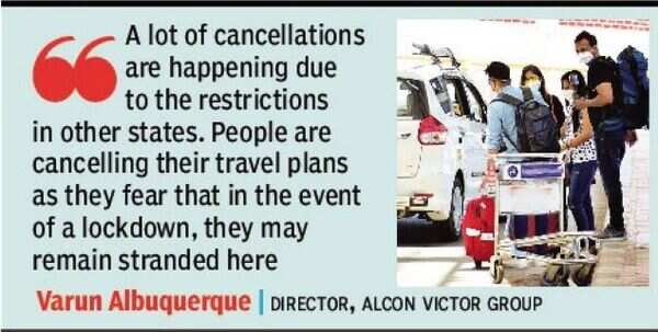 States impose curbs, Goa hotels feel pinch | Goa News - Times of India