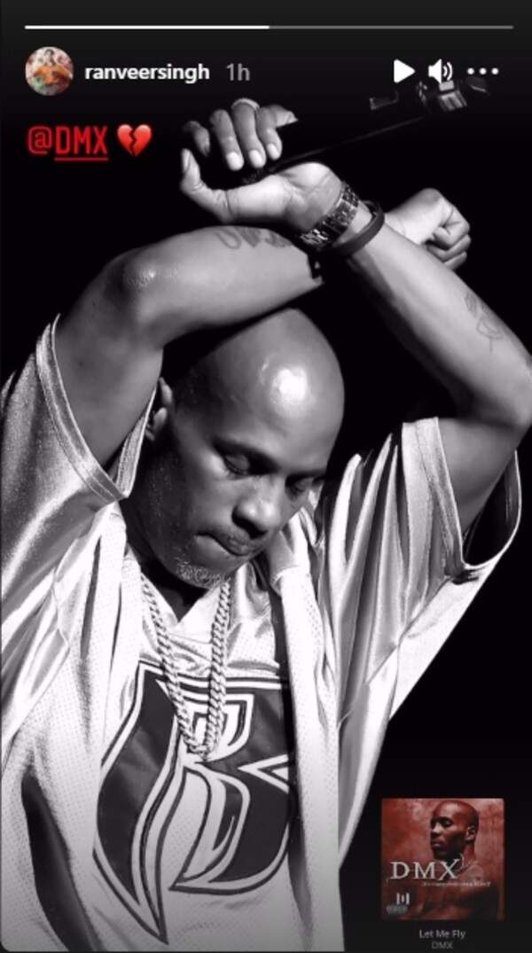 Ranveer Singh mourns the demise of rapper DMX; shares a post on ...