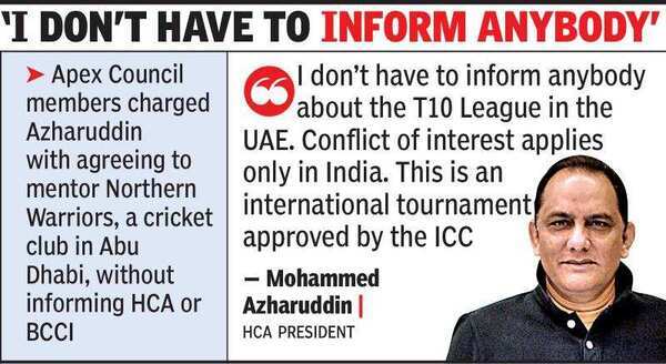 Mentor row: Mohammed Azharuddin hits back, says kept BCCI in loop | Hyderabad News - Times of India