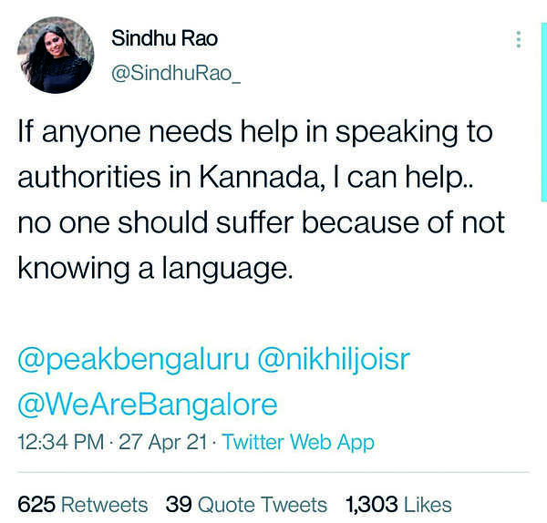 Netizens offer to help non-Kannada speakers bridge language barrier in ...