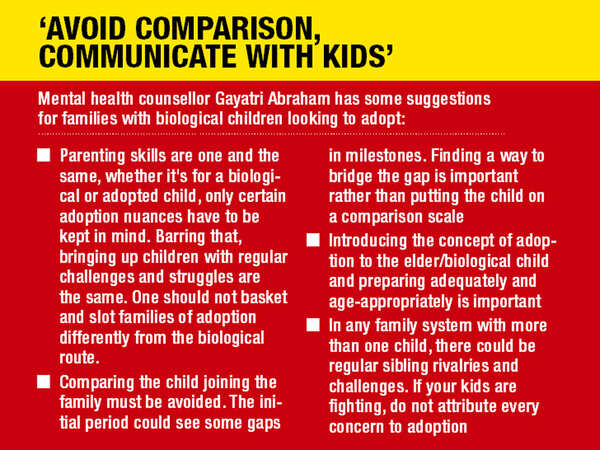 ‘Adoption within a family which has biological kids is a wonderful ...