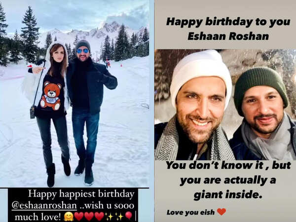 Hrithik Roshan and Sussanne Khan shower love on birthday boy Eshaan ...