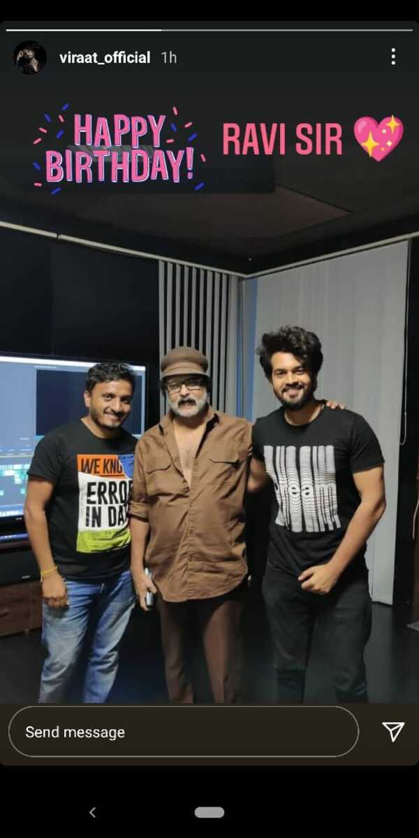 Wishes pour in for Crazy Star Ravichandran on his birthday | Kannada ...