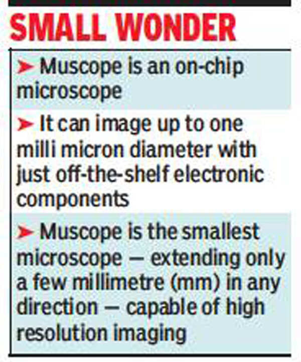 IIT-Hyderabad designs world’s smallest microscope | Hyderabad News ...
