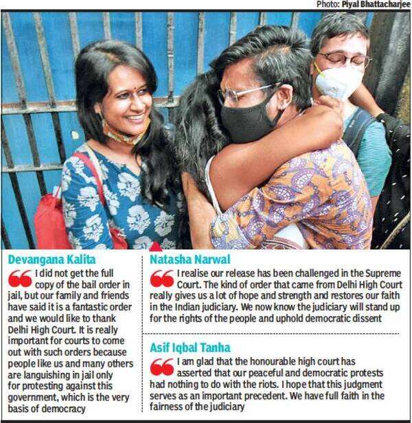 Delhi high court gives us a lot of hope, says student activist Natasha ...