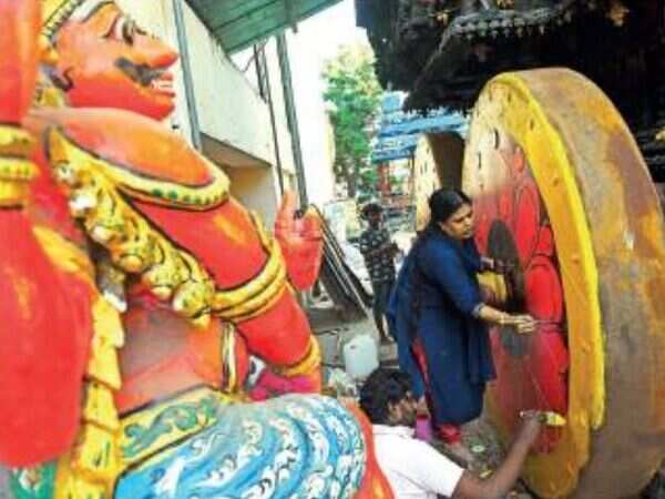Rickety old temple cars in Tamil Nadu set to return to former glory ...