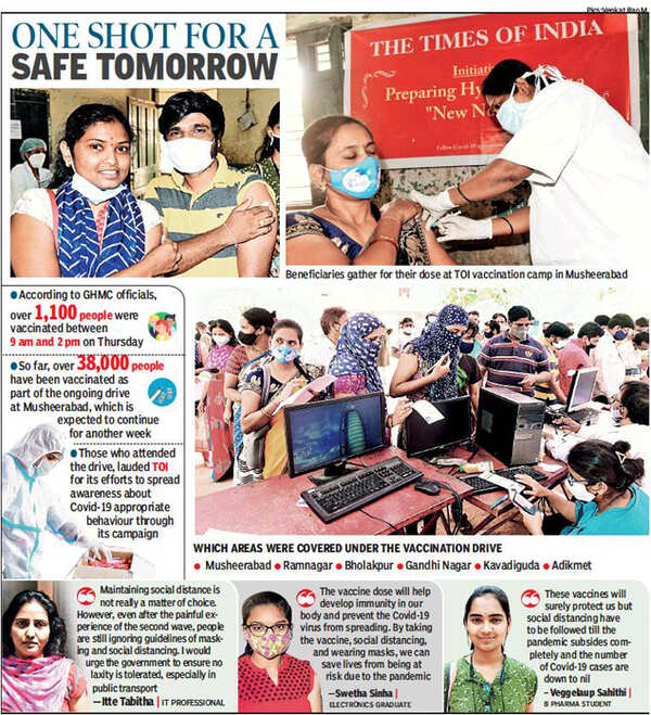 Hyderabad: As TOI spreads the word, locals in Musheerabad line up for ...