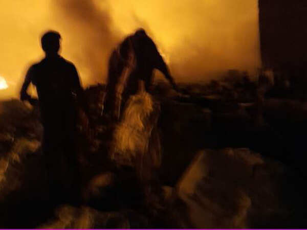 Delhi: Fire breaks out in godown in Tikri Kalan PVC market; no ...