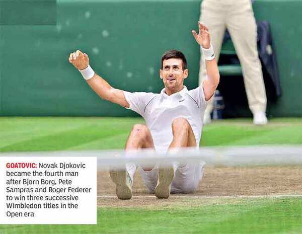 Wimbledon: Novak Djokovic greatest among equals? | Tennis News - Times ...