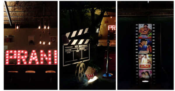 Niharika Konidela throws her BFF Pranith Bramandapally a film-themed ...