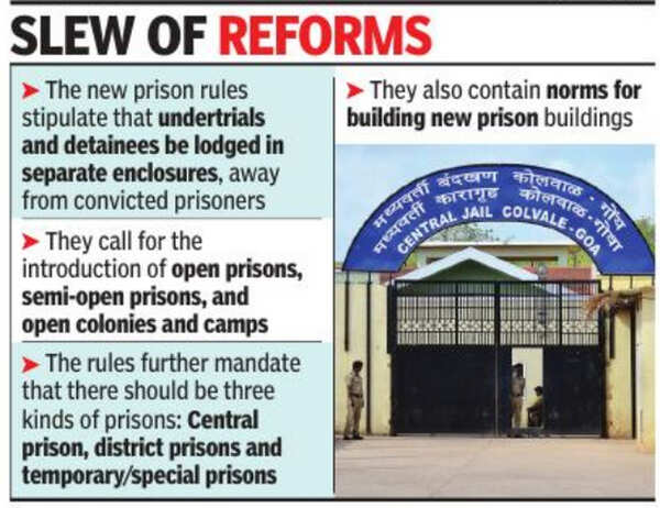 Goa: Thrust on inmates’ legal status in new prison rules | Goa News ...